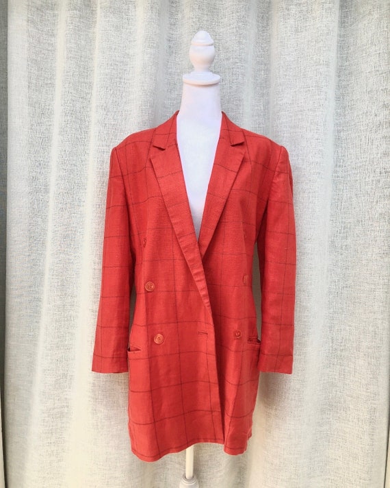 windowpane plaid double - Gem