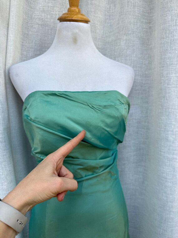 1970s Jim Helm Occasions Strapless Formal Dress Made … - Gem