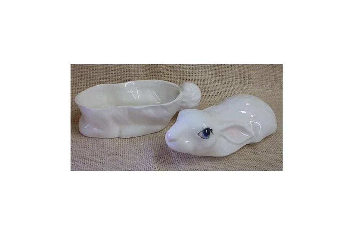 Rabbit Container is in 2 Pieces Finished 6 1/2 Long X 3 1/4 T. - Etsy