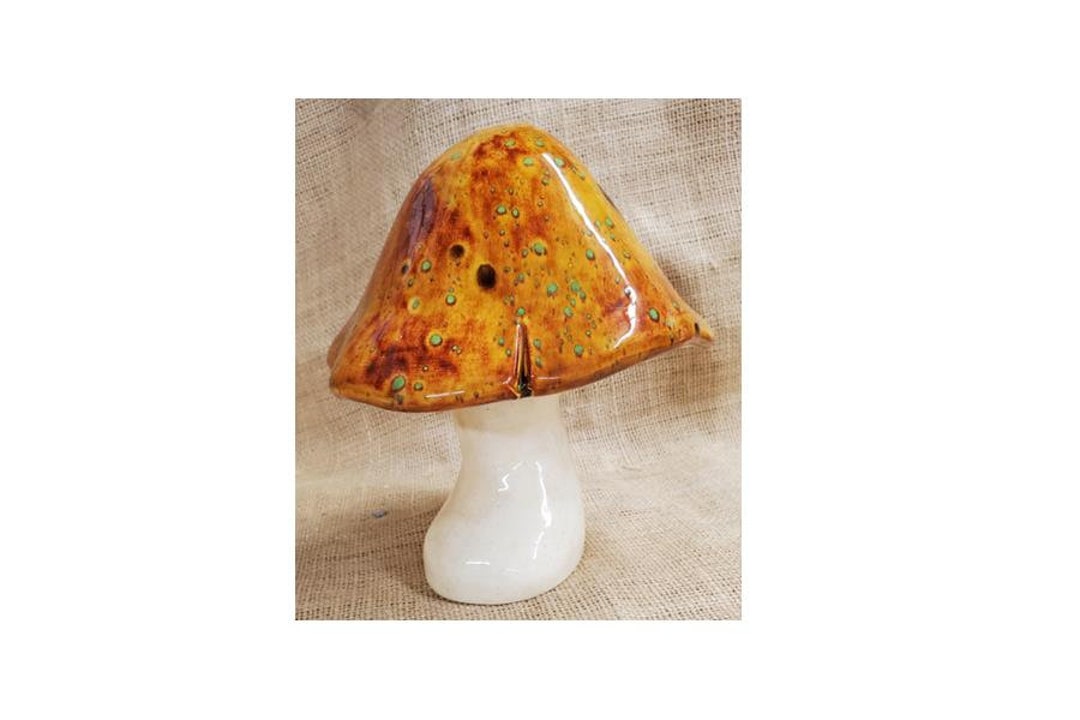 Ceramic Mushroom for Your Garden Decor - Etsy