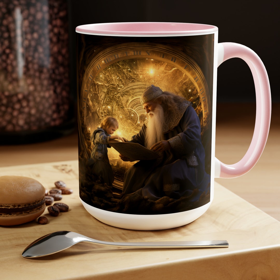 Accent Mug Father Time Mug Fantasy Mug Aquarian - Etsy