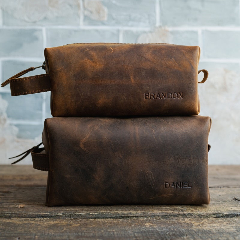 Leather Dopp Kit - Etsy