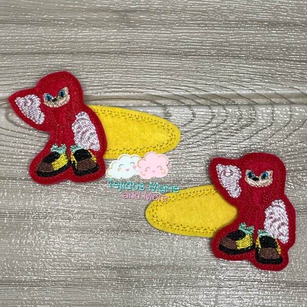 Sonic the Hedgehog Hair Clips - Etsy