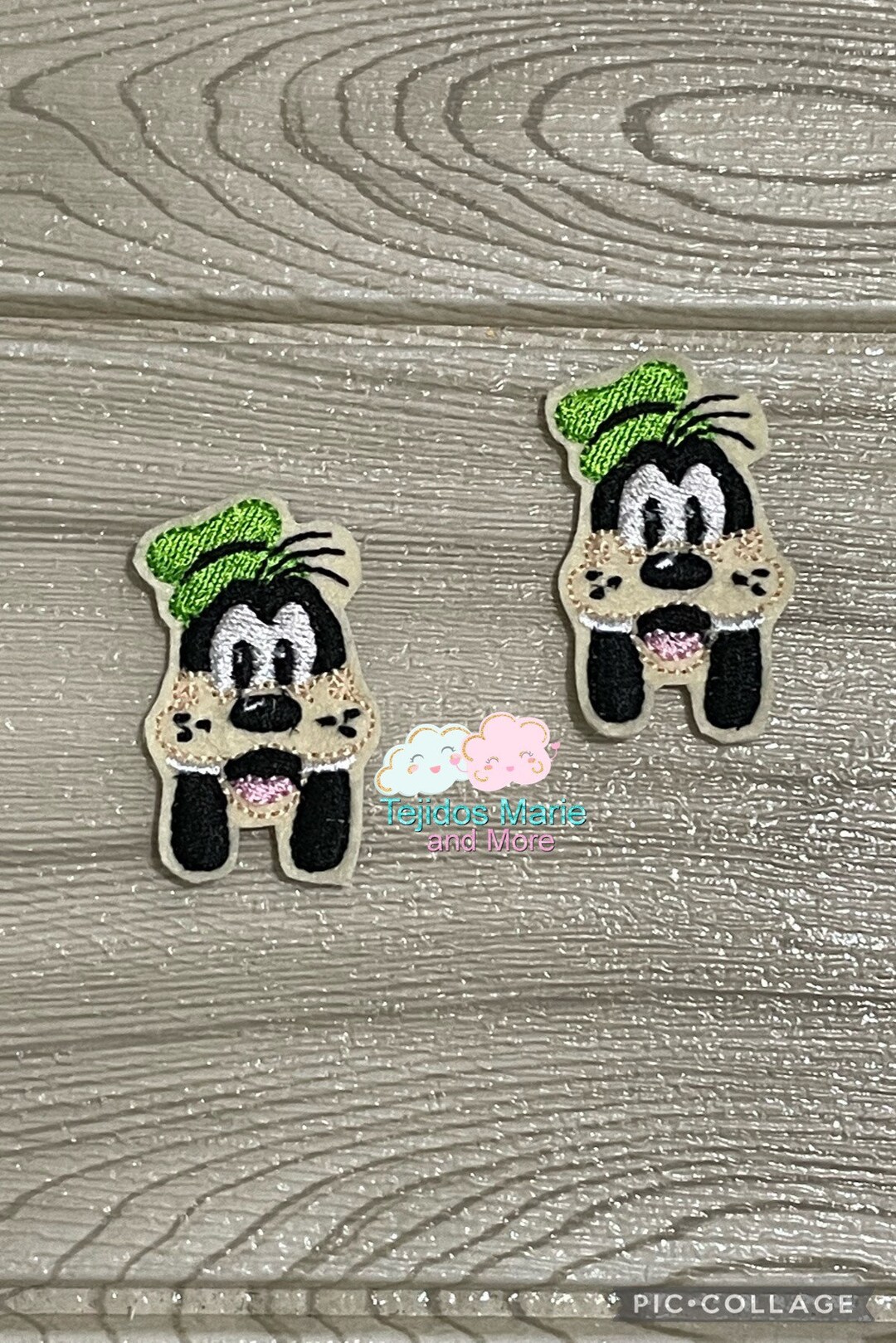 Goofy Feltie, Disney Feltie, Feltie Bow, Center Bow, Hair Clips - Etsy