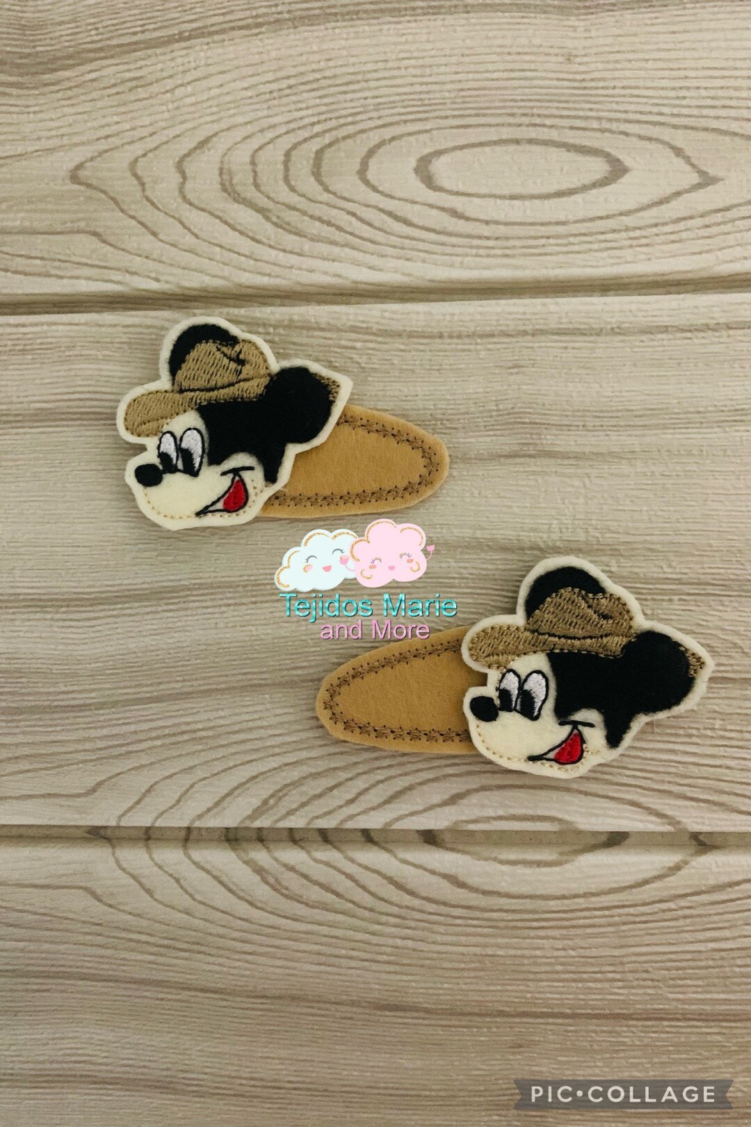 Mickey Safari Hair Clip, Mickeyclips, Hair Accessory’s, Todler Hair ...