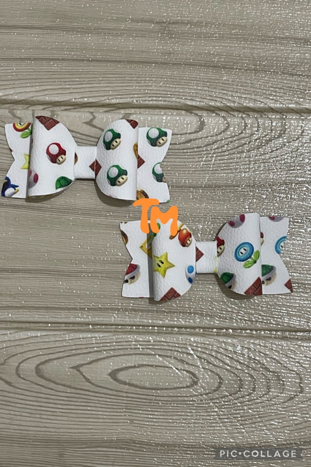 Set of Mario Hair Bow, Hair Bow for Gift, Princess Hair Clip, Hair ...