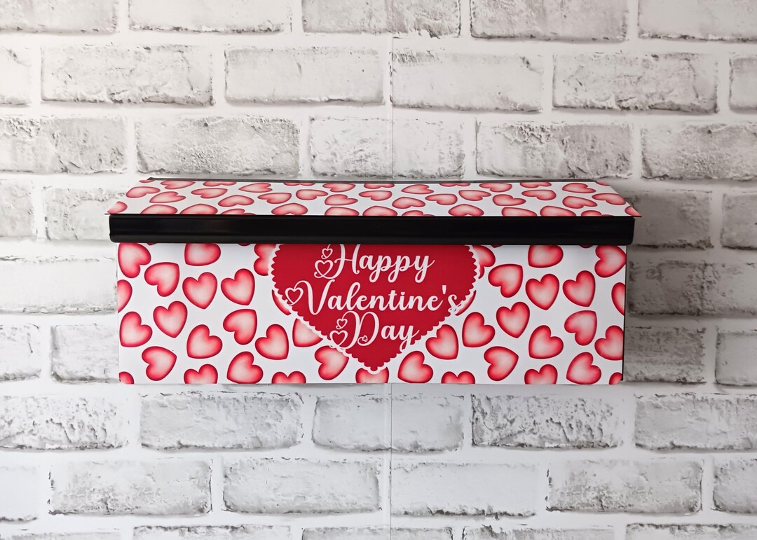 Valentine's Day Mailbox Magnet Cover: Hearts or Gnome Decor - Etsy