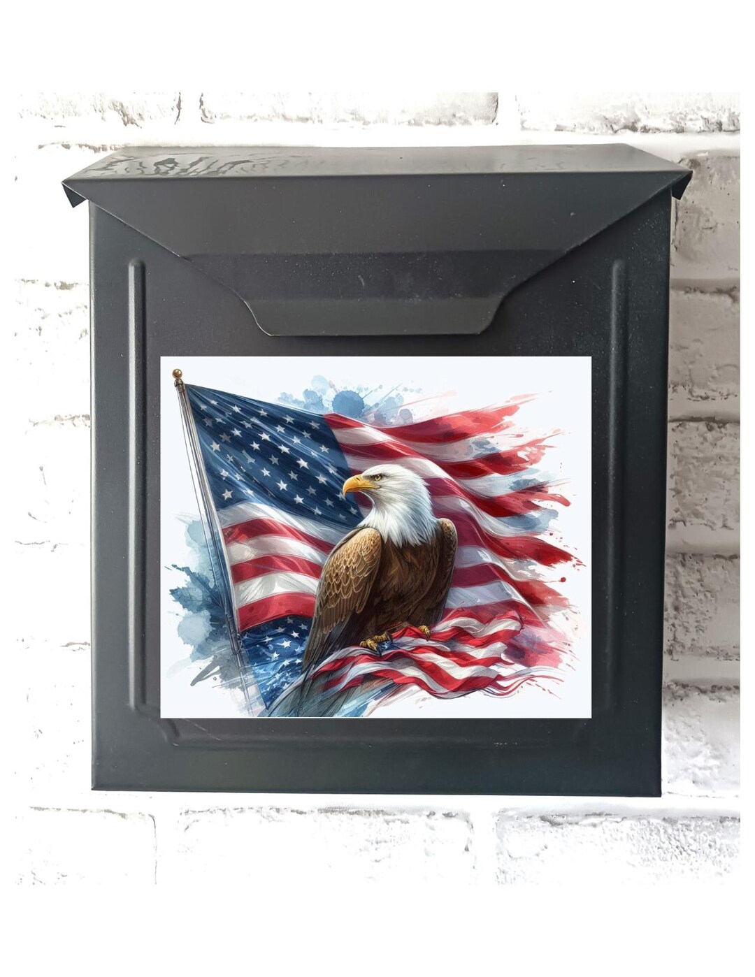 Various Patriotic Eagle & US Flag Mailbox Magnet for Townhouse ...