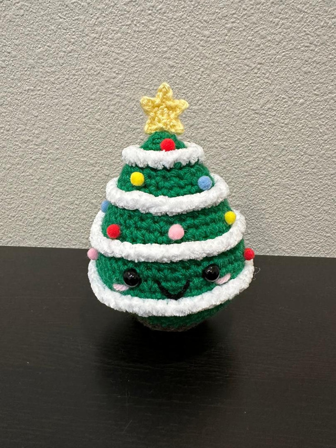 Handmade Crochet Christmas Tree Plushie - Etsy