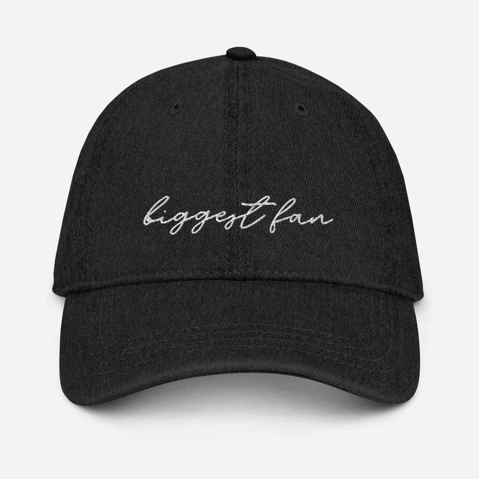 Biggest Fan Denim Hat - Etsy