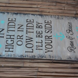 High Tide or Low Tide Personalized Sign. 12 X 24 - Etsy