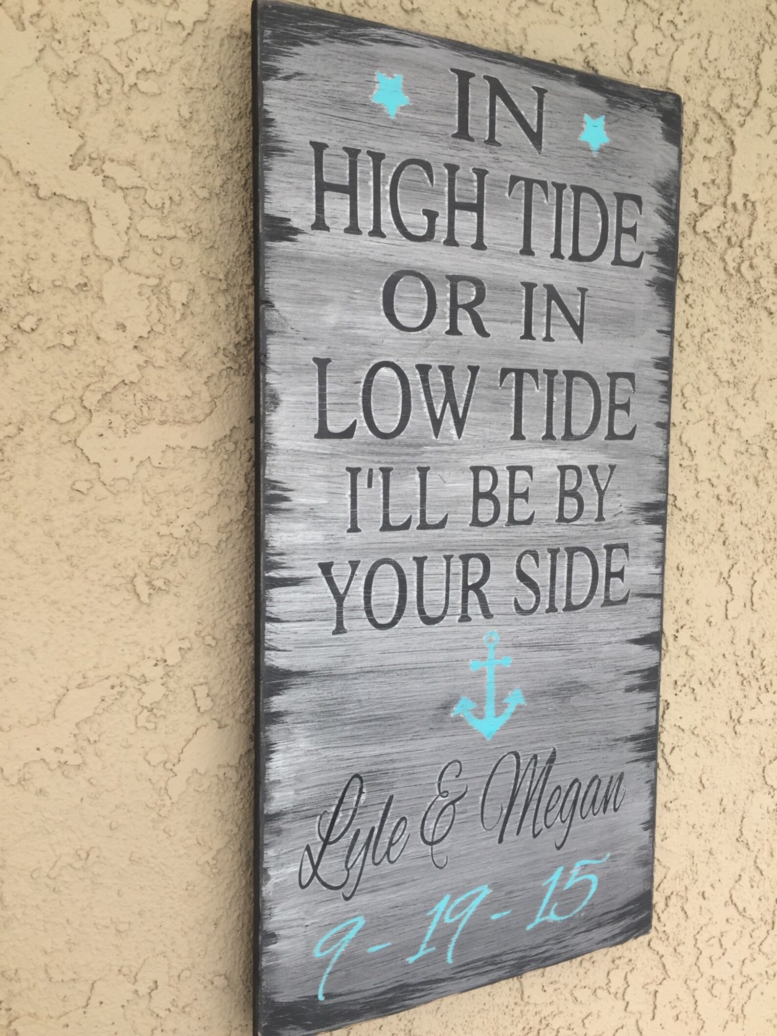 High Tide or Low Tide Personalized Sign. 12" X 24" - Etsy