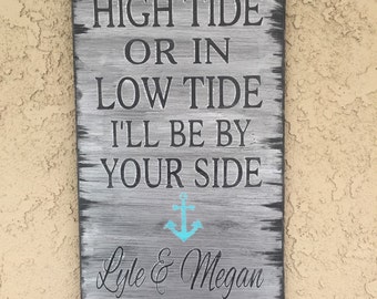 High Tide Sign - Etsy
