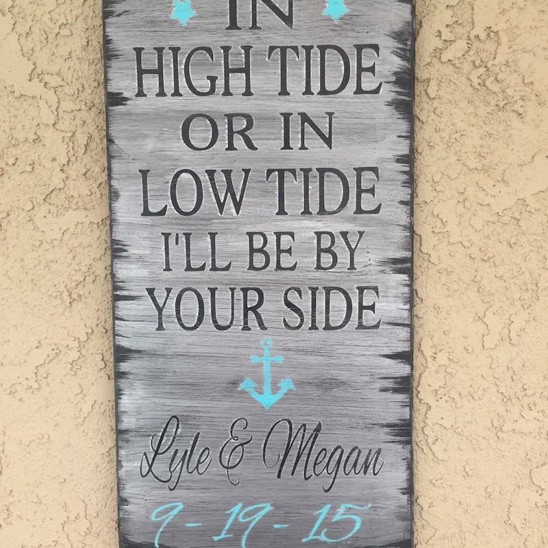 High Tide Sign - Etsy