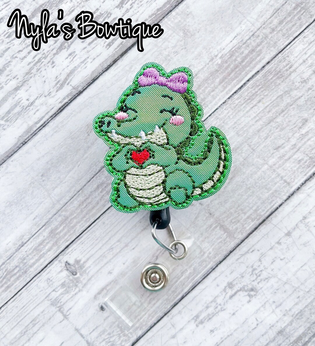 Alligator Cutie Badge Reel, Nurse Badge Reel, Pediatric Nurse, Reptile ...