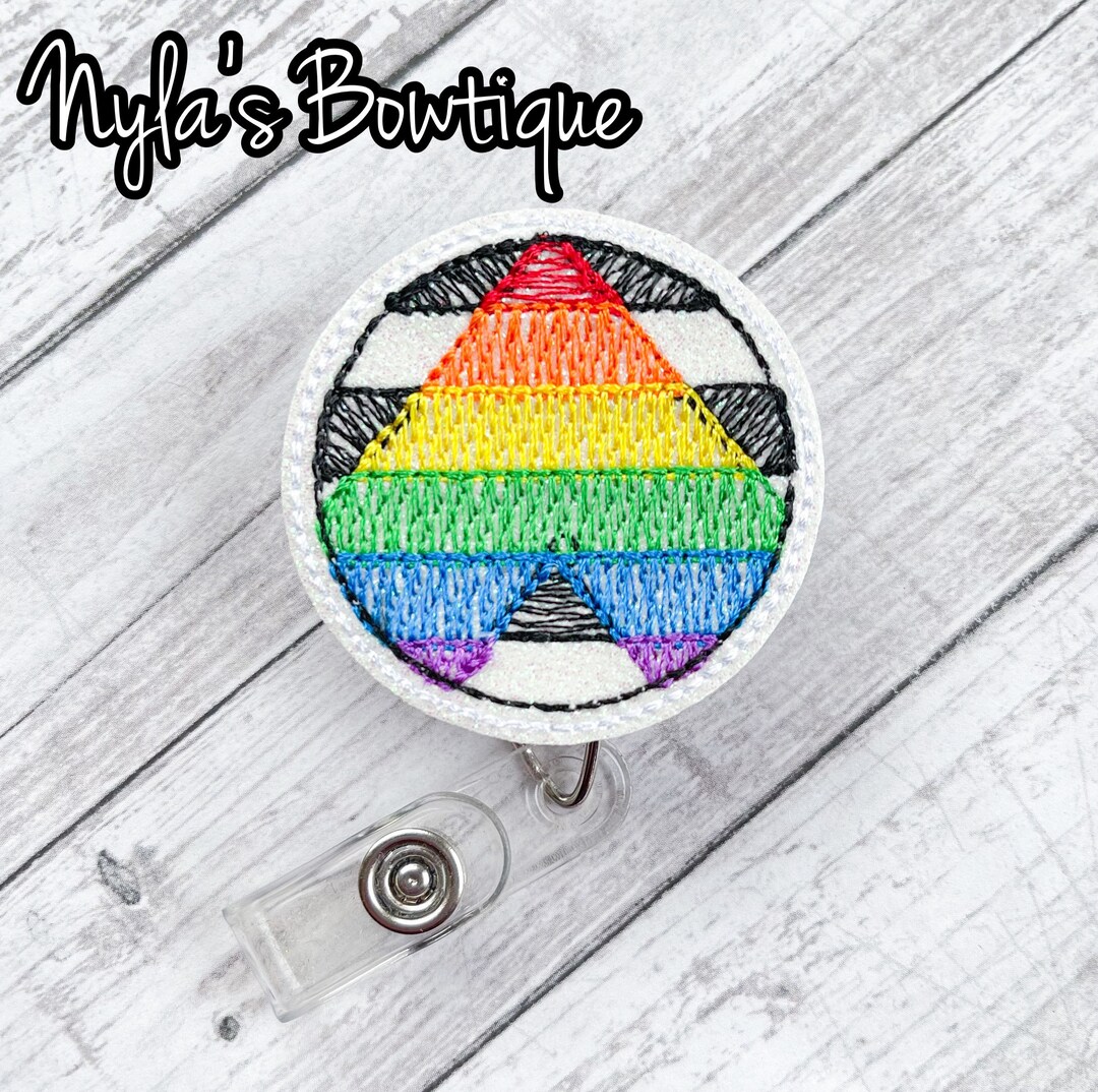 Straight Ally Flag, Pride Month Badge Reel, Nurse Badge Reel, Doctor ...