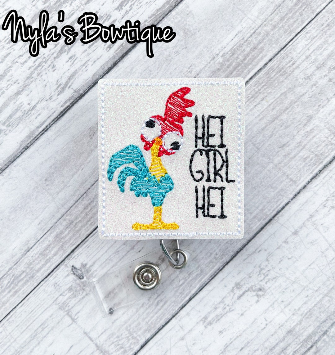 Hei Girl Hei Badge Reel, Nurse Badge Reel, Funny Badge Reel ...