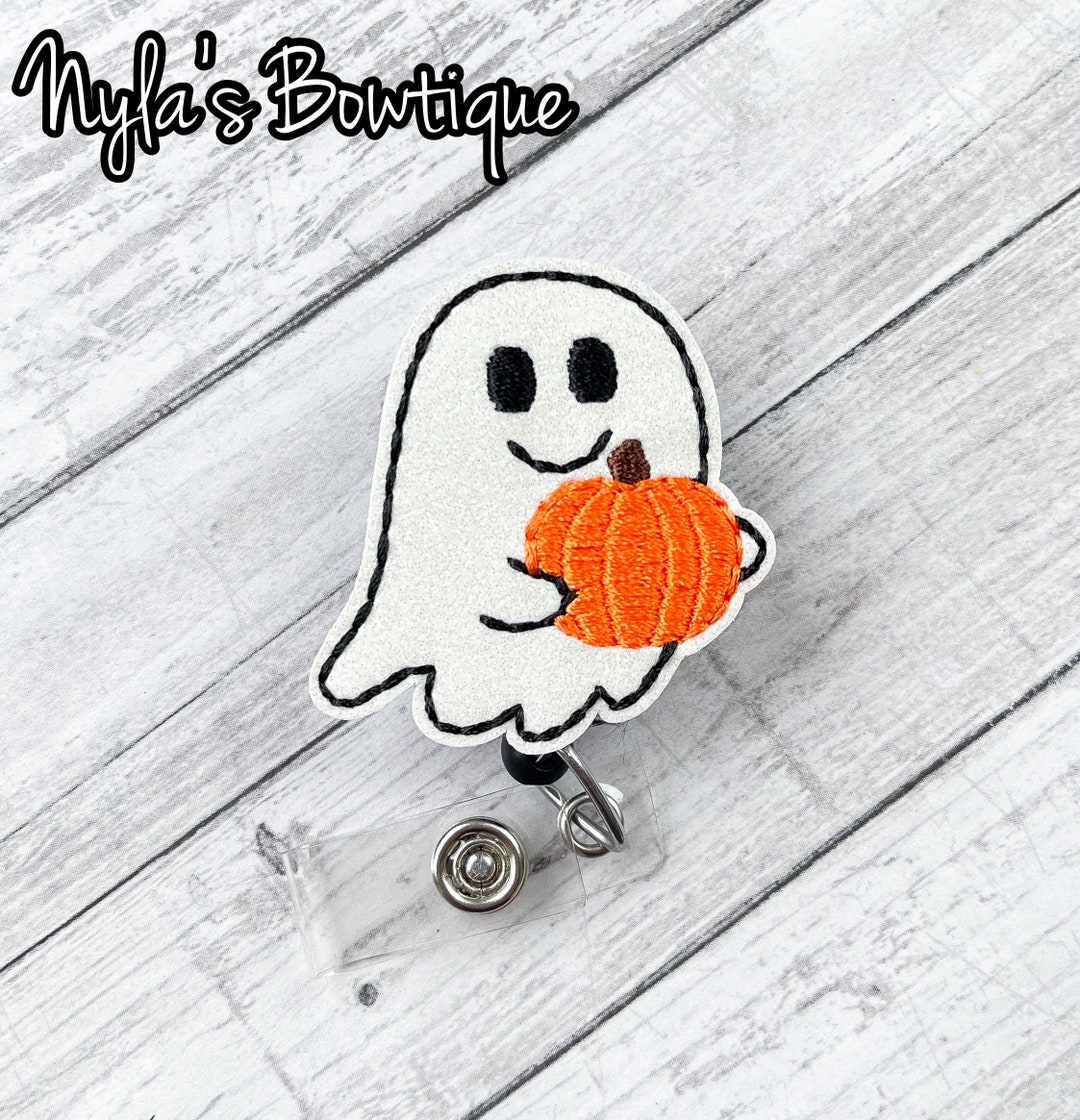 Ghost Badge Reel, Halloween Badge Reel, Nurse Badge Reel, Medical Badge ...