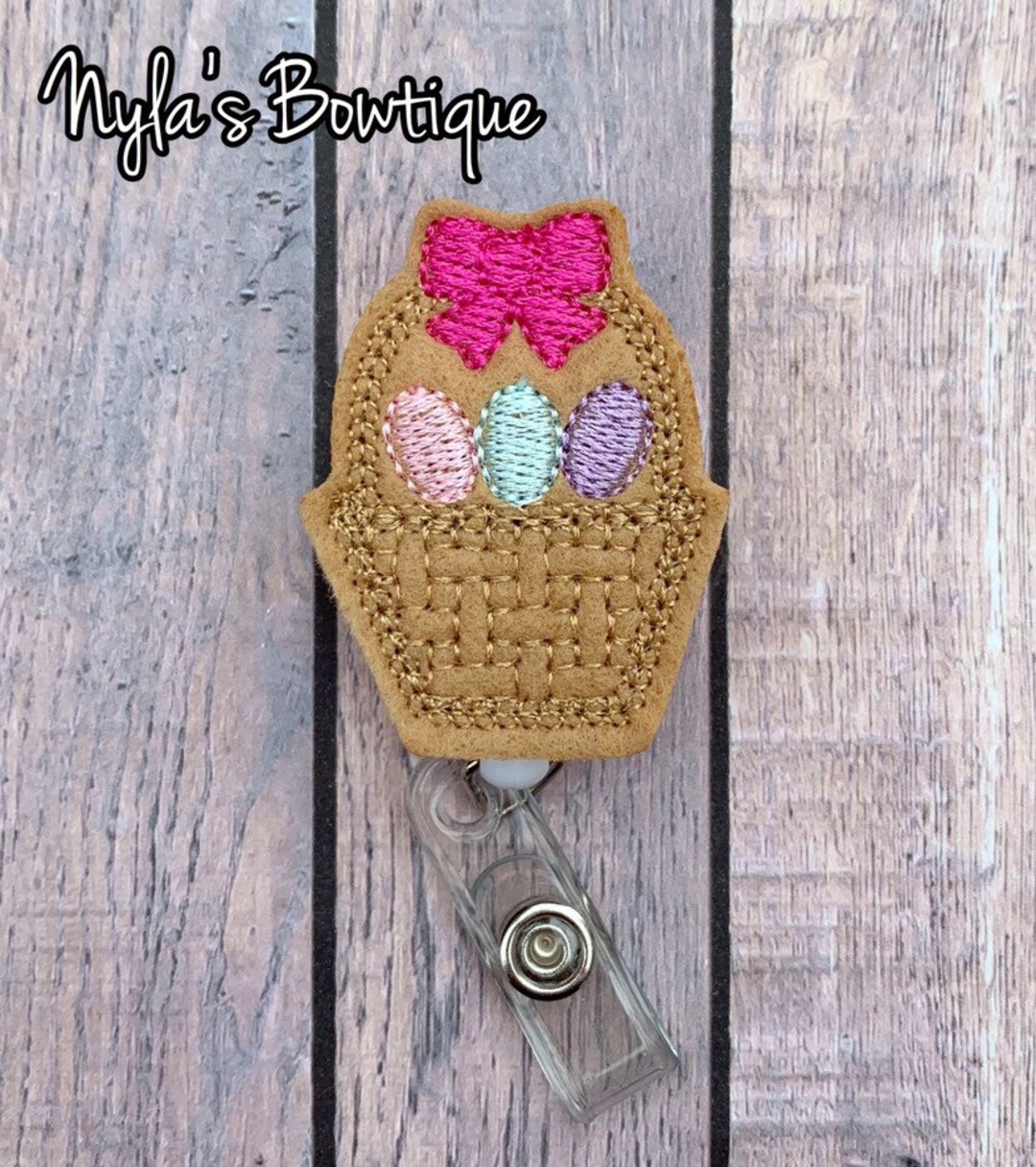 Easter Basket Badge Reel, Easter Egg Badge Reel, Nurse Badge Reel ...