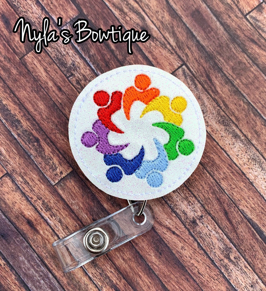 Social Worker Badge Reel, Retractable ID Badge Holder, Hospital Social ...