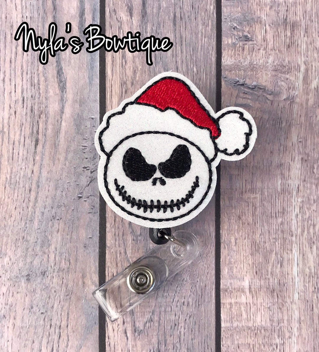 Jack Badge Reel, Christmas Badge Reel, Nurse Badge Reel, Retractable ID ...