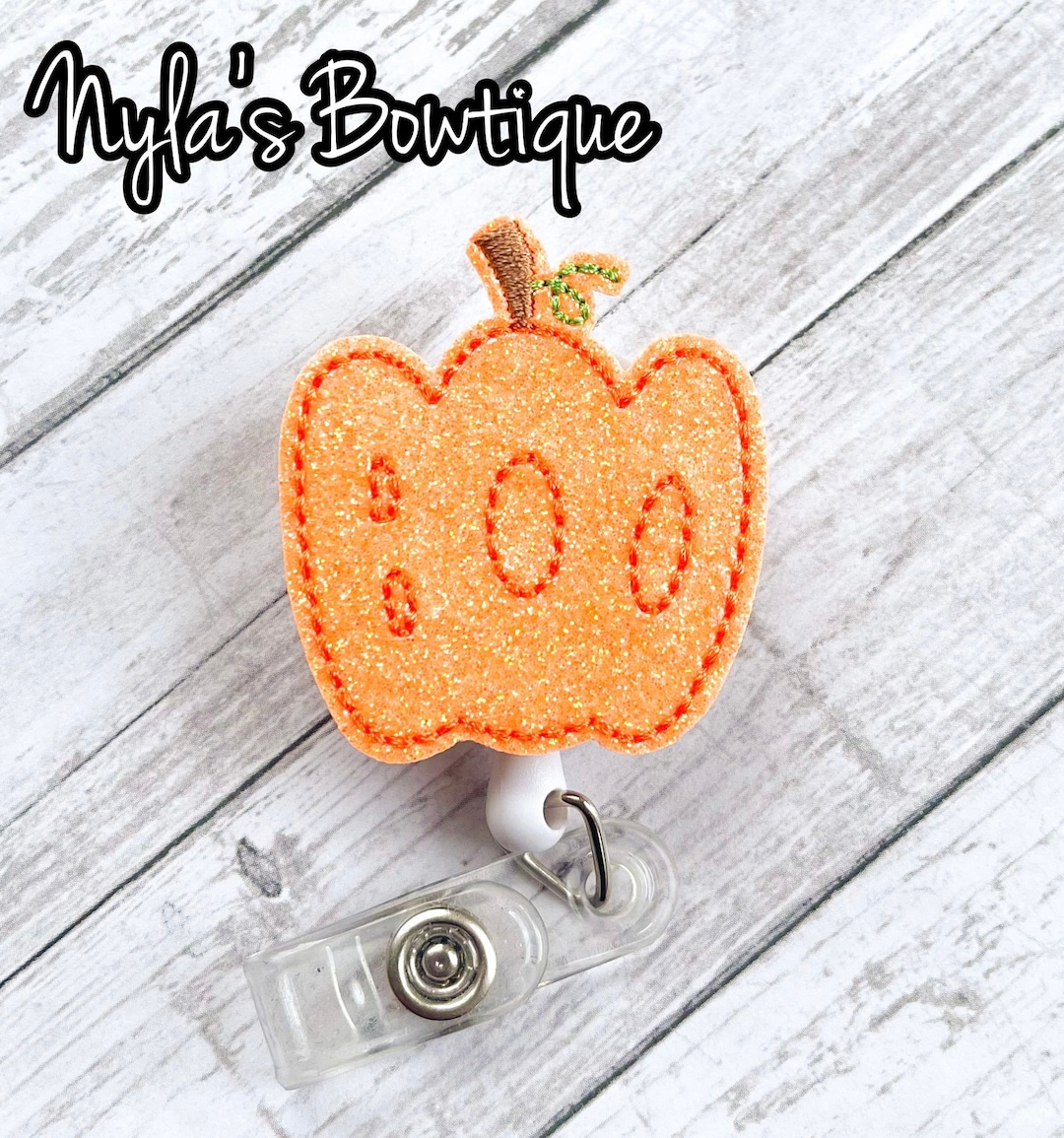 Boo Badge Reel, Halloween Badge Reel, Nurse Badge Reel, Pumpkin Badge ...