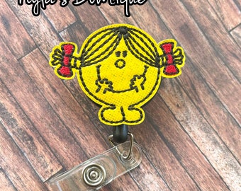 Little Miss Badge - Etsy