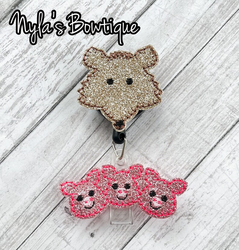 Three Little Pigs Badge Reel, Pediatric Nurse Badge Reel, Teacher Badge ...