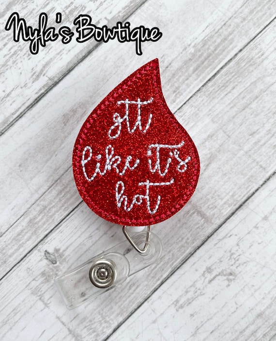 GTT Like Its Hot Badge Reel Glucose Tolerance Test Badge | Etsy