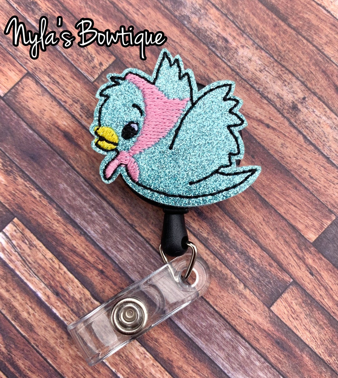 Blue Bird Badge Reel, Animal Badge Reel, Pediatric Nurse Badge Reel ...