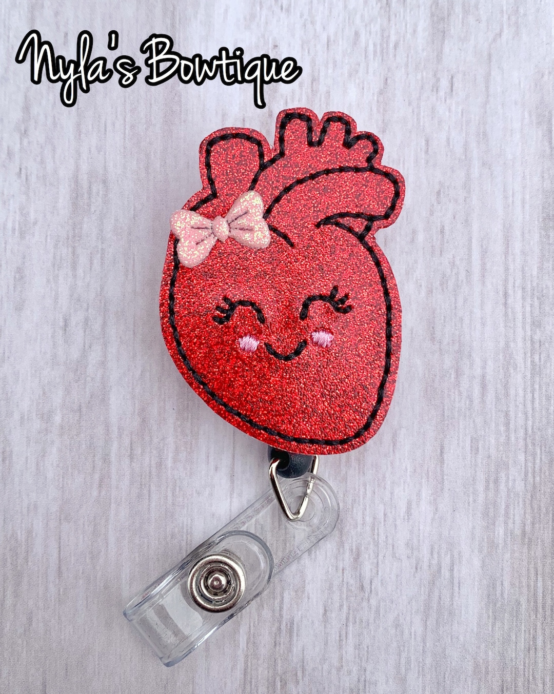 Heart Badge Reel Nurse Badge Reel Cardiology Badge Reel - Etsy