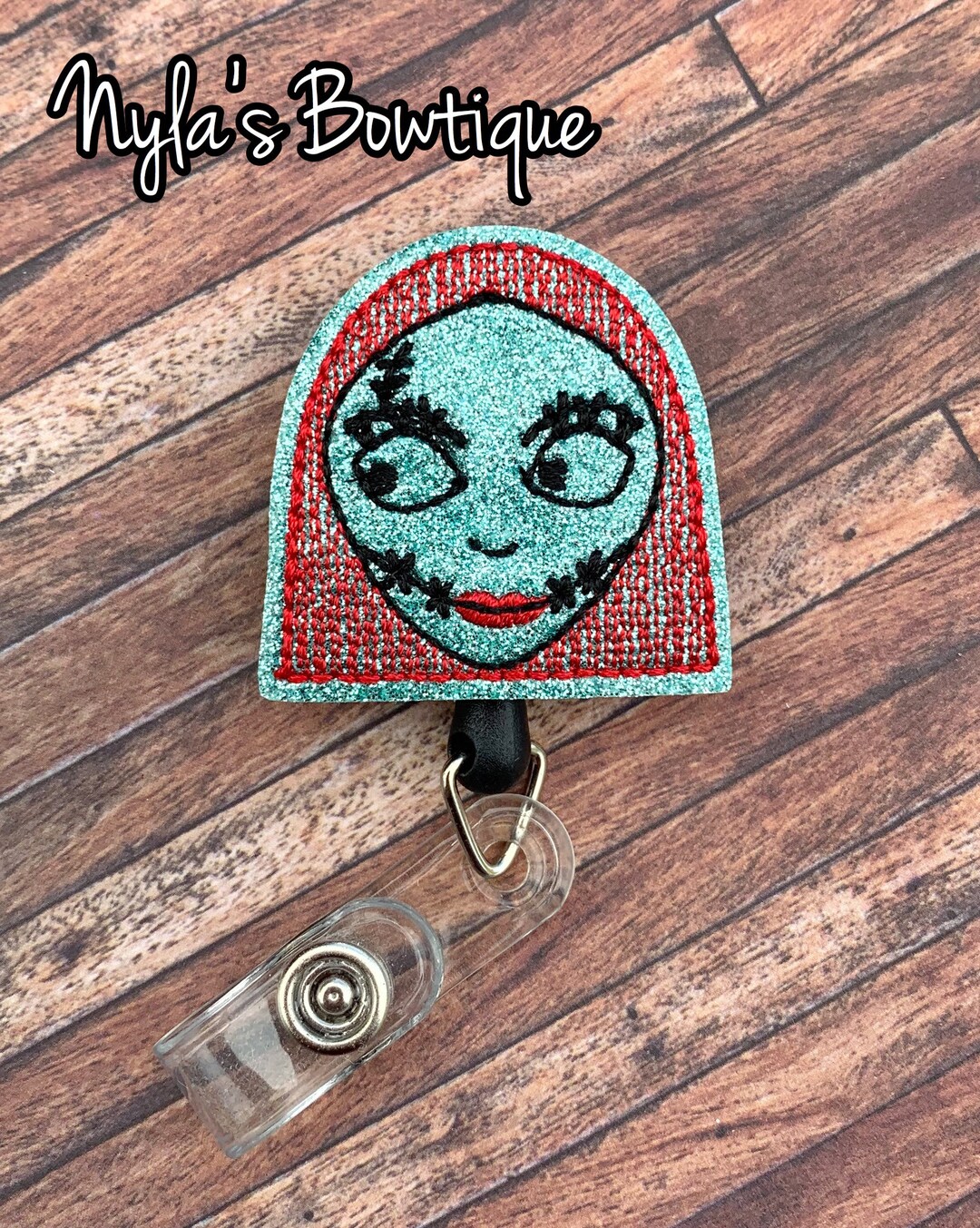 Halloween Badge Reel, Sally Badge Reel, Nurse Badge Reel, Retractable ...
