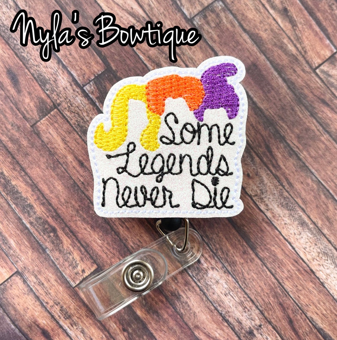 Halloween Badge Reel, Witch Sisters Badge Reel, Nurse Badge Reel ...