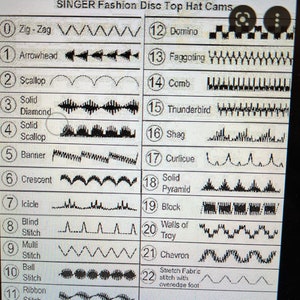 Singer Fashion Discs - Fits Models 401, 403, 500, 503 - Etsy