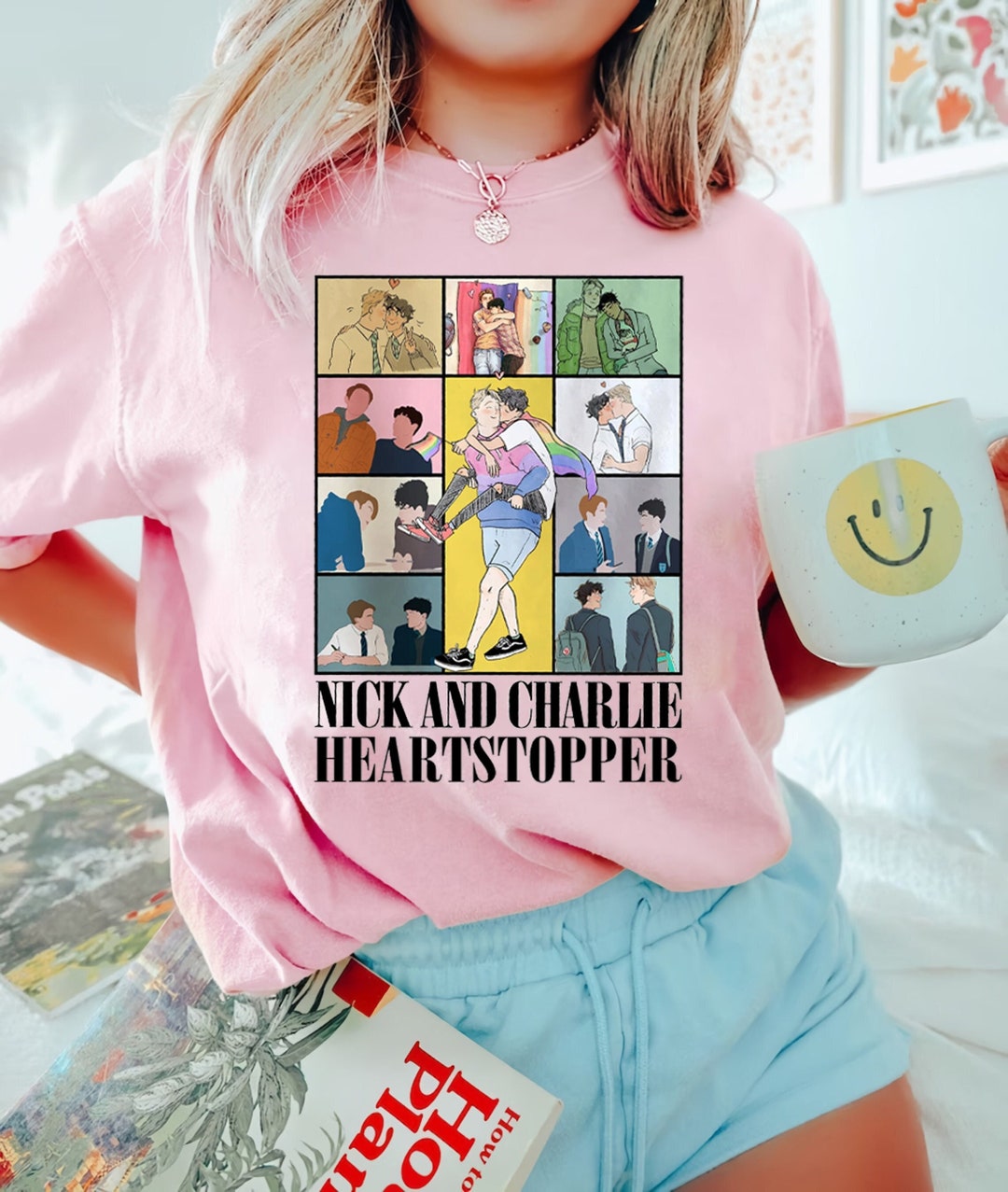 Nick and Charlie Tour Shirt, Heartstopper Shirt, Nick Nelson Charlie ...