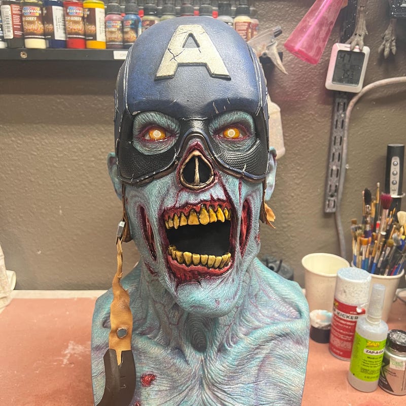 Zombie Mask - Etsy