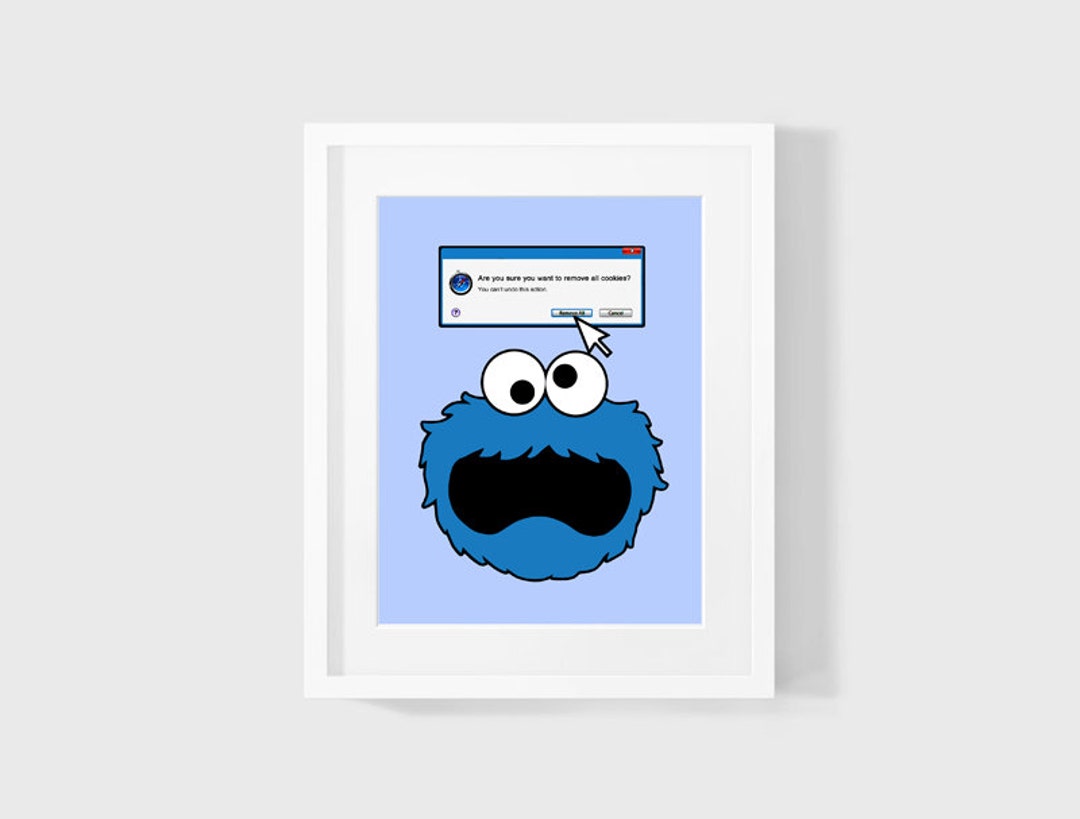 Remove All Cookies Digital Download Cookie Monster Wall Art - Etsy