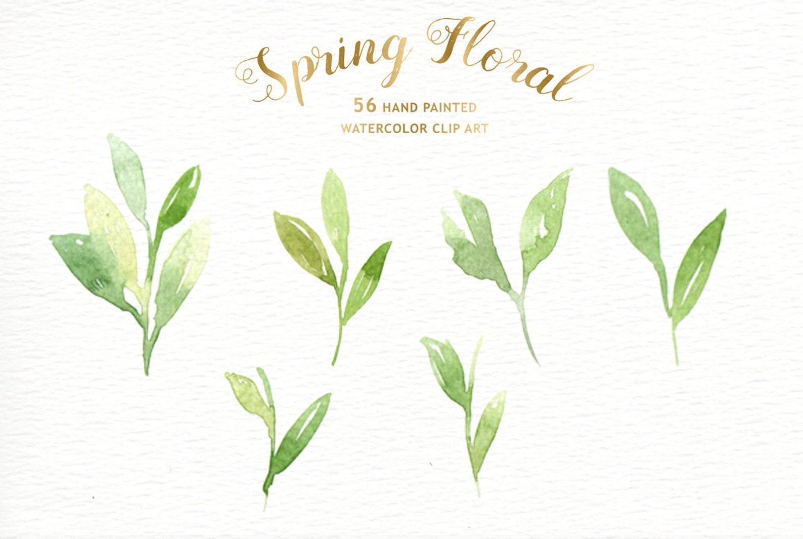 Spring Floral Watercolor Clipart, Wreath, Watercolor Flowers, Bouquets ...