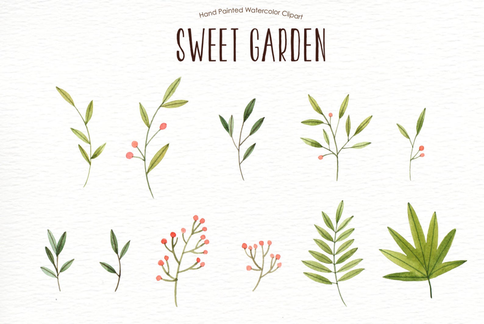 Sweet Garden Watercolor Clipart Watercolor Flowers Bouquets - Etsy
