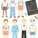 Boy Creator Watercolor Clip Arts Boy Clipart Kids Clipart - Etsy