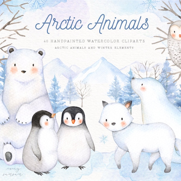 Polar Animals - Etsy