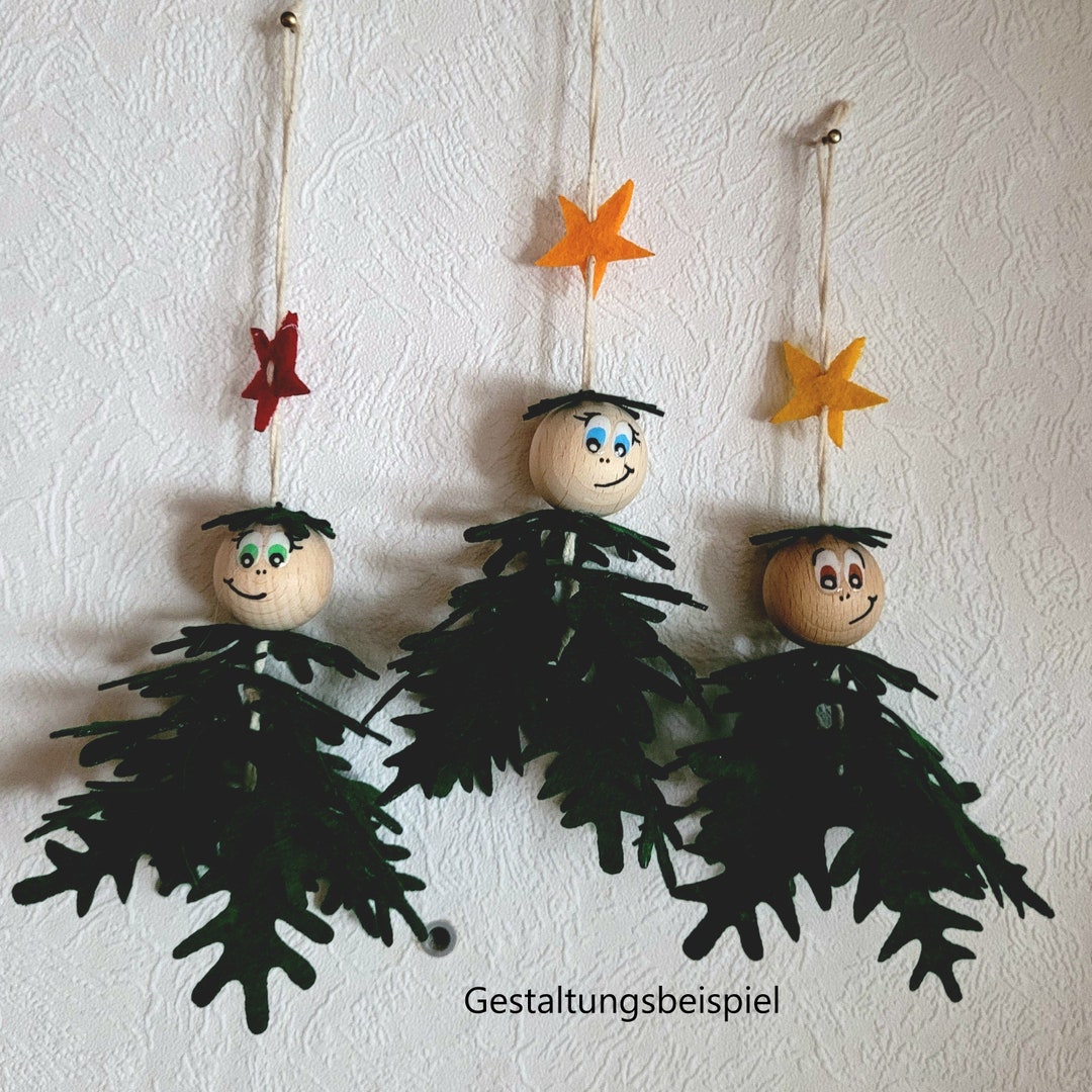 Craft Set Tree Made of Felt and Wood - Etsy