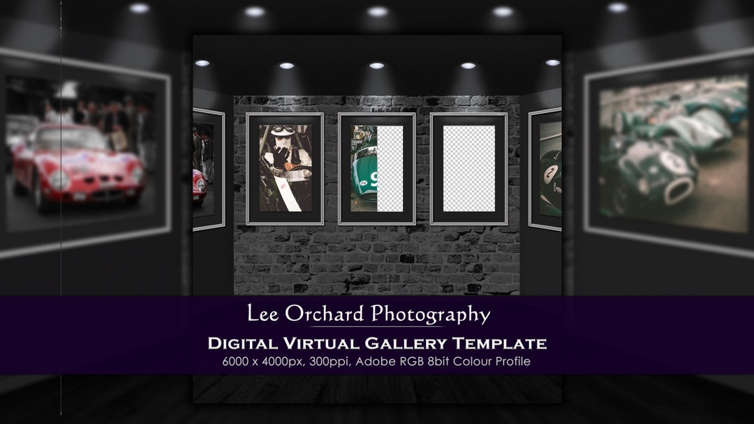 Large Virtual Gallery Template : Portrait Photo Banner Gallery Template ...