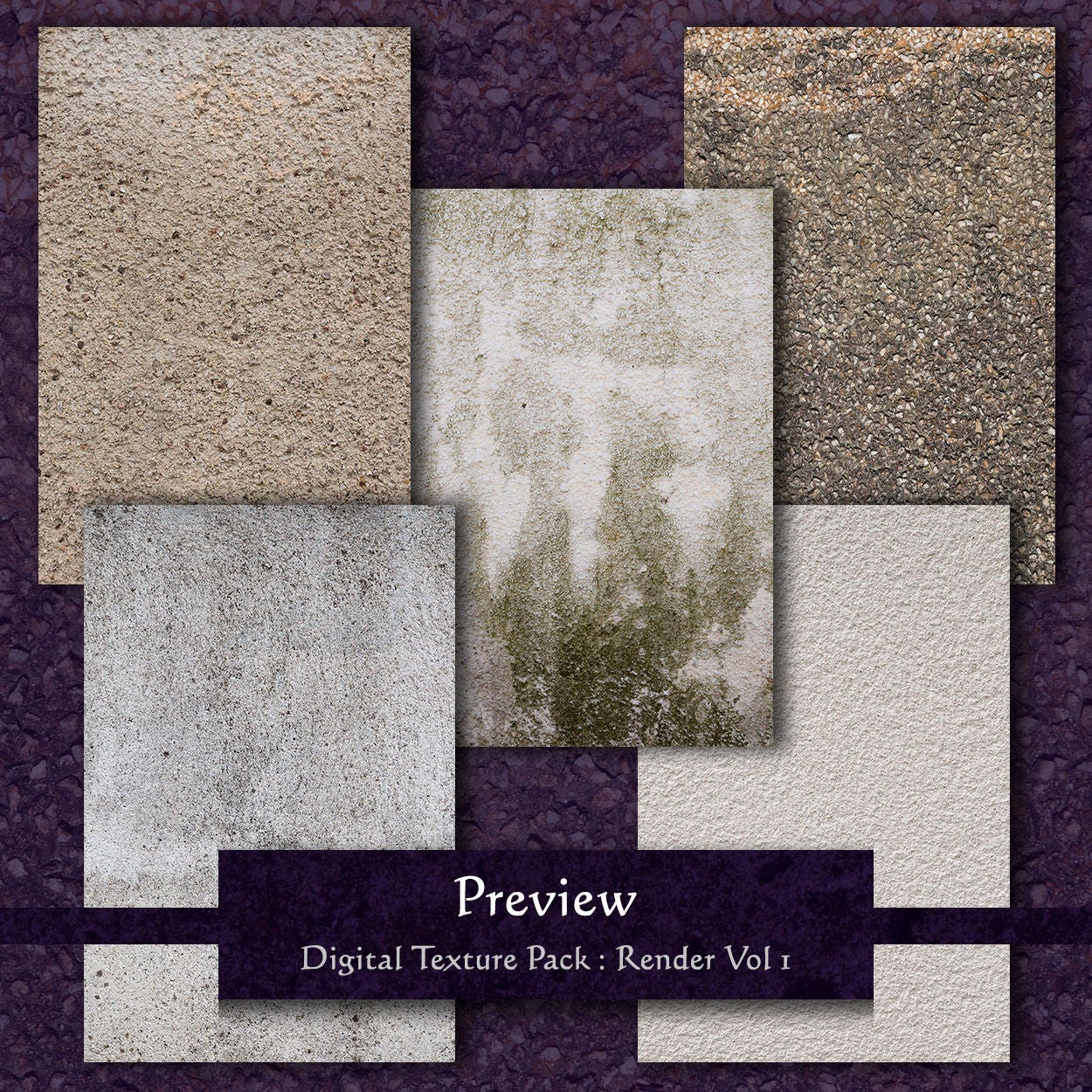 Large Digital Textures : Renders Vol 1 Digital Paper / | Etsy