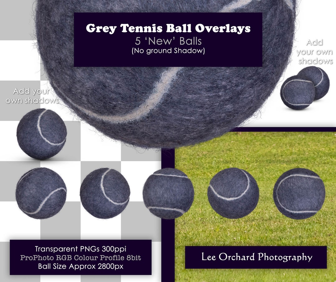 Sports Ball Overlay : 'new' Tennis Ball PNG No Shadow - Etsy