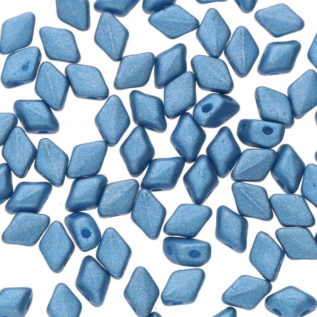 Mini Gemduo 6x4mm - 5g - Metallic Matt Blue - Etsy