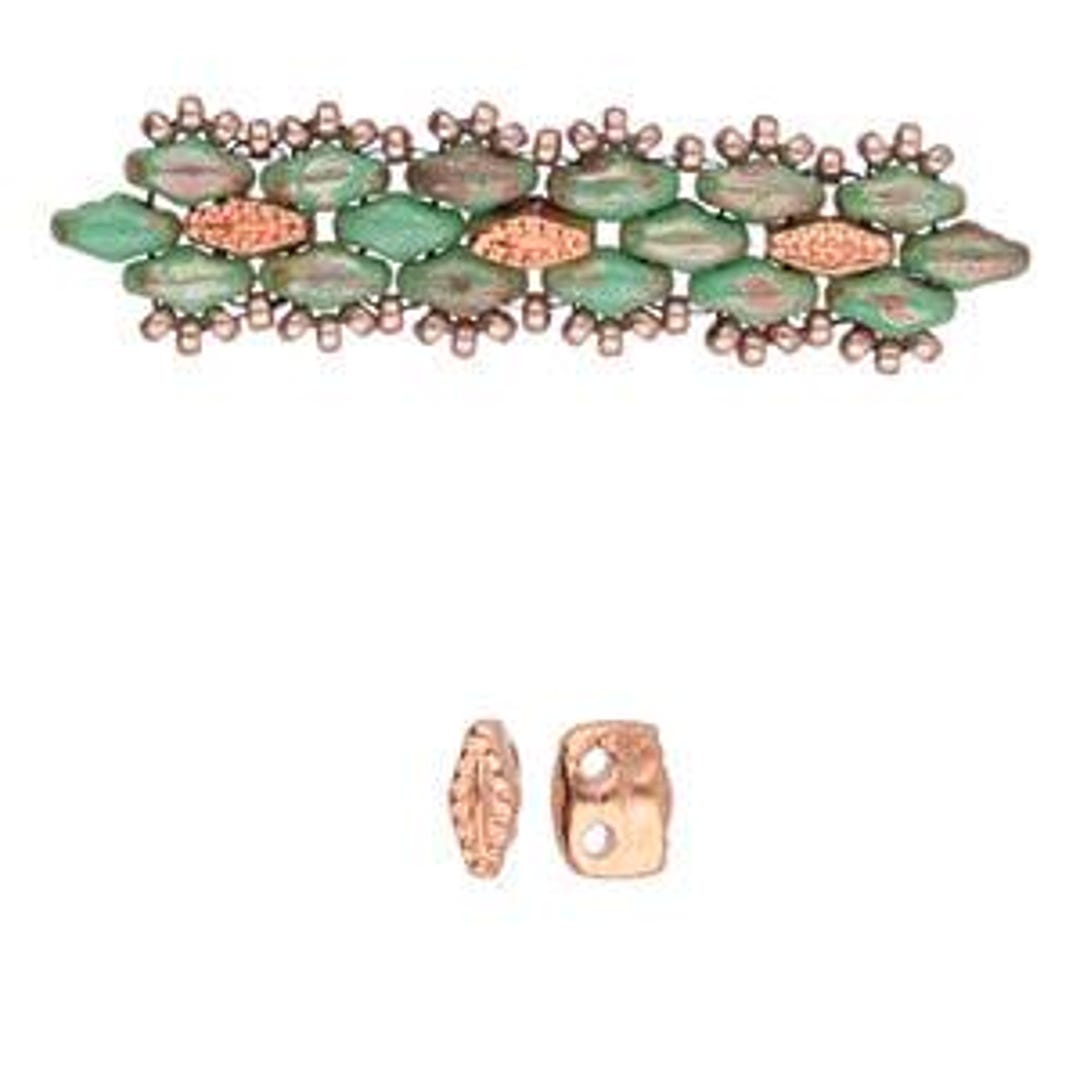 Varidi - Superduo Bead Substitute - Rose Gold Plated - Pack of 5 - Etsy