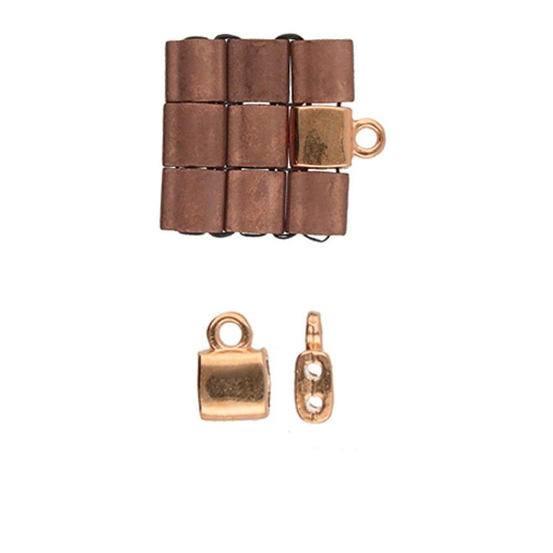 Piperi - Tila Bead Ending - Rose Gold Plated - Pack of 2 - Etsy