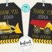 Construction Party Favor Tags Construction Party Tags - Etsy