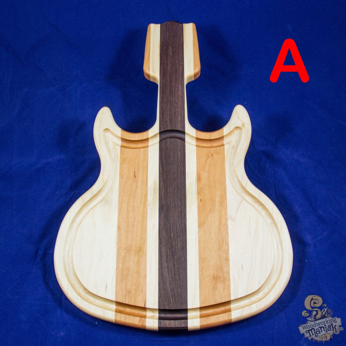 Guitar Shaped Cutting Board W/ Juice Groove - Etsy